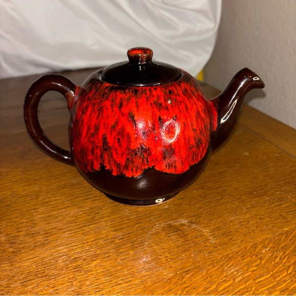 Kitchen | 1969 Studio Pottery Teapothand Thrown Art Pottery Lava Glaze ...